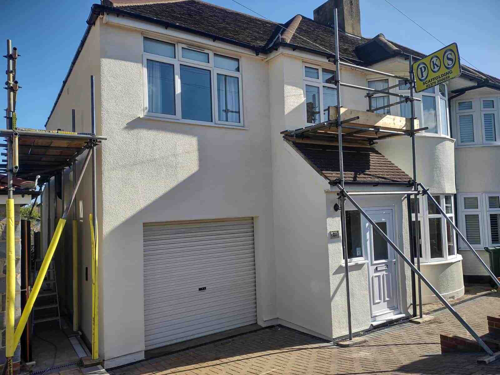 Tips for exterior house painting on rendered exterior walls