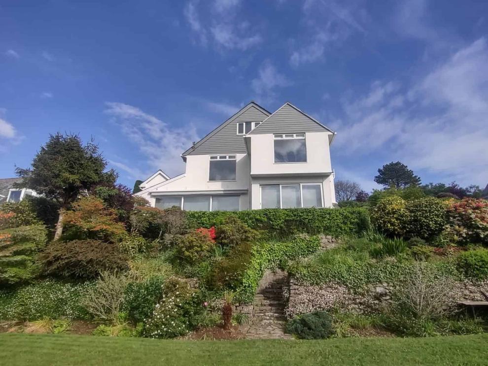 Wethertex external wall coatings now protect this home in South Devon ...