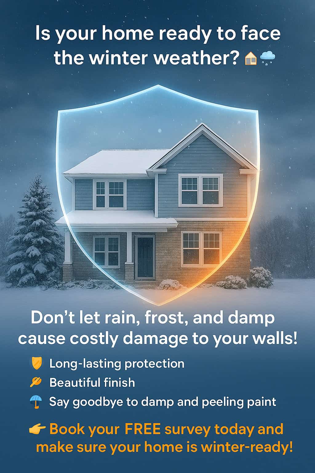 Winter Exterior House Painting | Never Paint Again UK