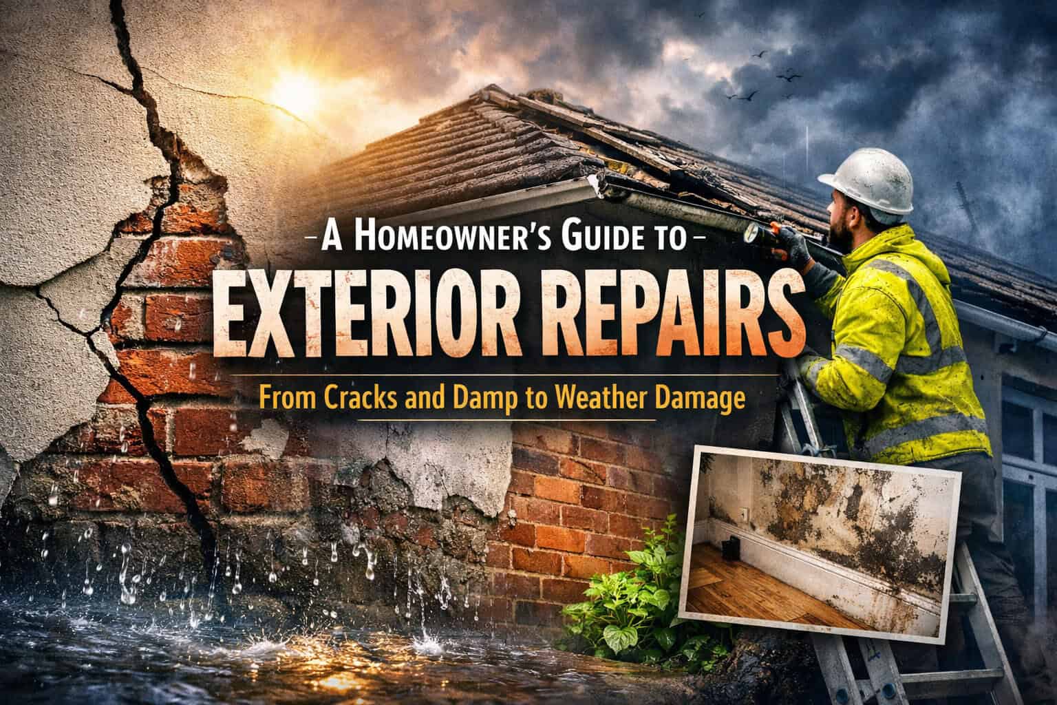Exterior Home Repairs Guide UK | Cracks, Damp & Weather Damage